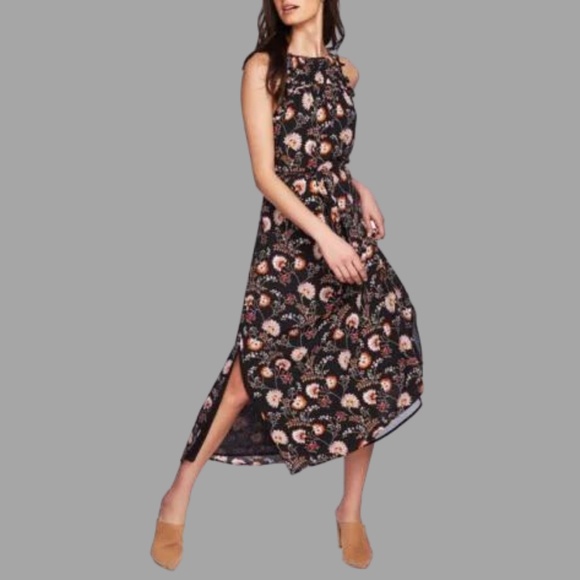 1. State | Dresses | State High Neck Garden Maxi Dress | Poshmark